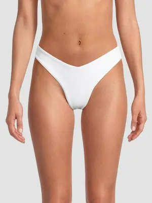 Beach Riot Vanessa Bikini Bottom - White