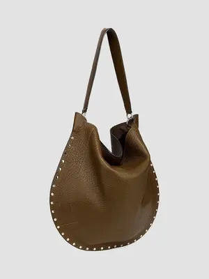 Isabel Marant Étoile Oskan Studded Leather Hobo Bag