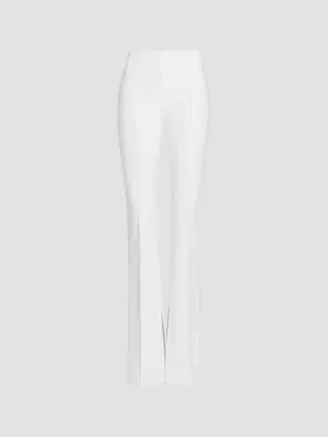 Adam Lippes Eva Bonded Neoprene Flared Pants