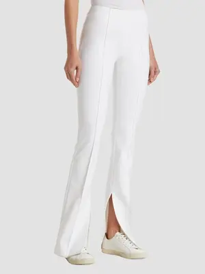 Adam Lippes Eva Bonded Neoprene Flared Pants