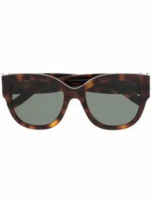 Saint Laurent Tortoiseshell Sunglasses - Brown