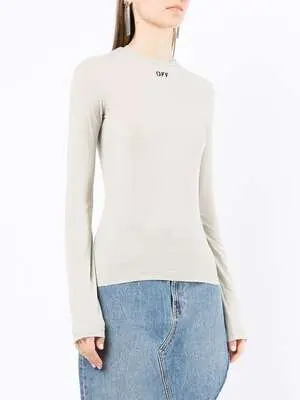 Off-White Off-print Long-sleeve Top