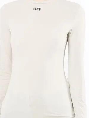 Off-White Off-print Long-sleeve Top