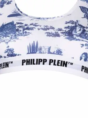 Philipp Plein En Plein Air Logo Bra