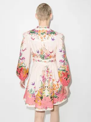 Zimmermann Tropicana Floral-print Mini Dress