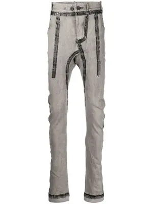 Boris Bidjan Saberi Belted Bottoms For Men