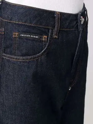Philipp Plein Iconic Loose Fit Jeans - Blue