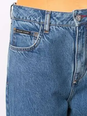 Philipp Plein Iconic Loose Fit Jeans - Blue
