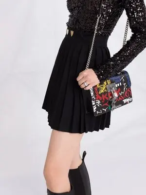 Dkny Small Elissa Graffiti-print Crossbody Bag