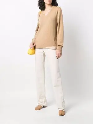MAISON MARGIELA Knitted V-neck Jumper