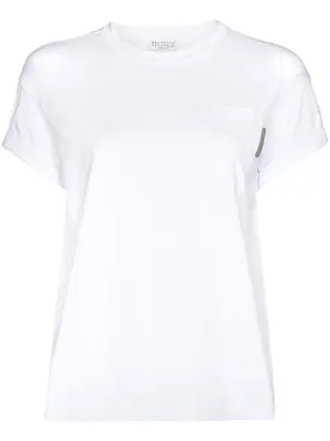 Brunello Cucinelli Monili Chain T-shirt - White