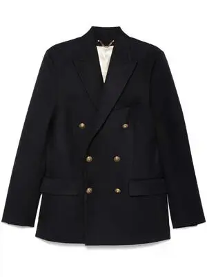 GOLDEN GOOSE Double-breasted Blazer - Blue