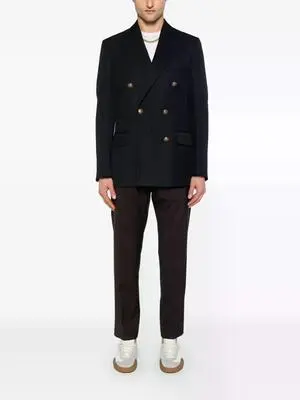 GOLDEN GOOSE Double-breasted Blazer - Blue