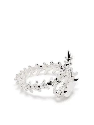 SHAUN LEANE Serpent Trace Wrap Ring - Silver