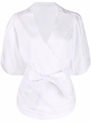 Simkhai Wrap Blouse