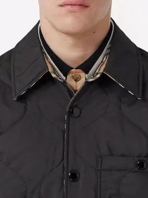 Burberry Reversible Quilted Overshirt With Vintage Check Lining