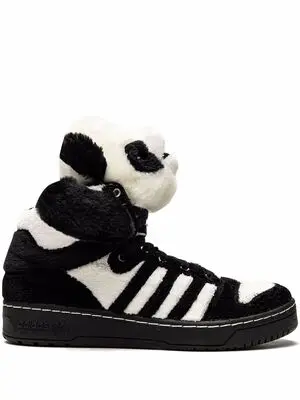 Adidas X Jeremy Scott Panda Bear Sneakers