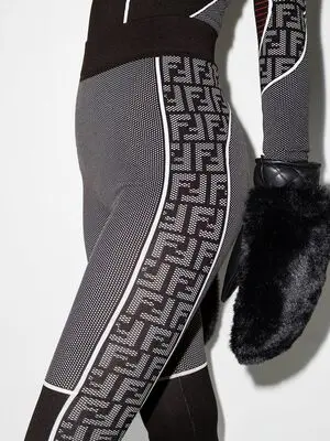 Fendi Ff-motif Seamless Performance Leggings