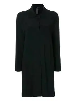 Norma Kamali Collared Long-line Cardigan