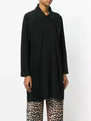 Norma Kamali Collared Long-line Cardigan