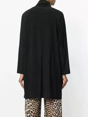 Norma Kamali Collared Long-line Cardigan
