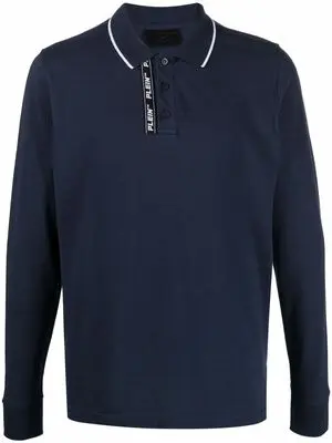 Philipp Plein Logo Embroidered Polo Shirt