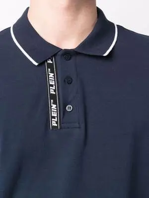 Philipp Plein Logo Embroidered Polo Shirt
