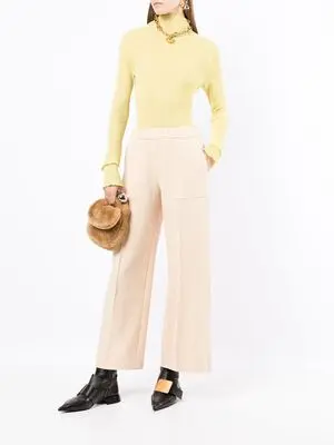 JIL SANDER Wide-leg Wool Trousers