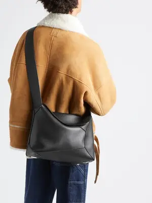 Loewe Puzzle Large Leather Messenger Bag