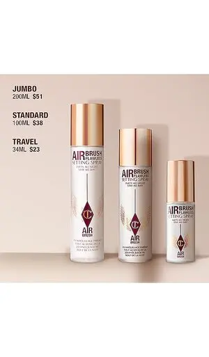 Charlotte Tilbury Travel Airbrush Flawless Finish Setting Spray - N,a