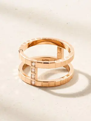 Chopard Ice Cube 18-karat Gold Diamond Ring Gold