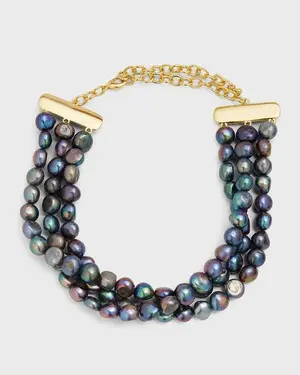 Cult Gaia Cult Gaia Nora Choker Necklace Black