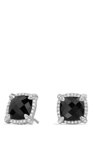 David Yurman David Yurman Châtelaine Stud Earrings Black Onyx