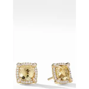 David Yurman Châtelaine Stud Earrings - Champagne