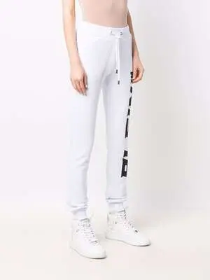 Philipp Plein Logo-print Cotton Joggers - White