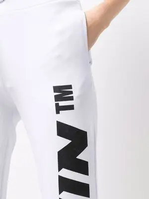 Philipp Plein Logo-print Cotton Joggers - White