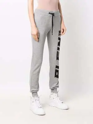 Philipp Plein Logo-print Jersey Joggers - Grey
