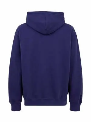 Supreme Denim-print Logo Hoodie