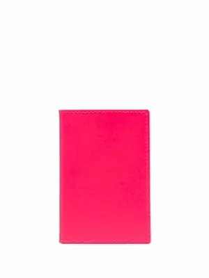 Comme Des Garçons Color-block Folding Wallet Pink