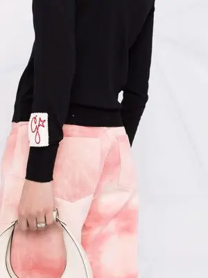 GOLDEN GOOSE Logo-patch Wool Jumper