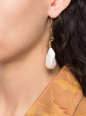 Colville Pearl Light Bulb Dangle Earrings
