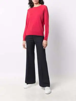 BARRIE Fine-knit Cashmere Jumper - Red
