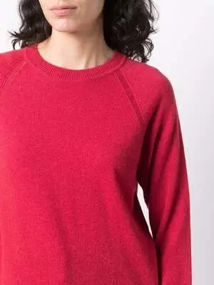 BARRIE Fine-knit Cashmere Jumper - Red