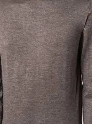 CRUCIANI Crew Neck Knit Jumper - Brown