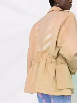 Off-White Diag-stripe Print Jacket