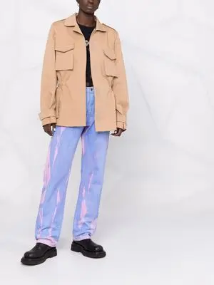 Off-White Diag-stripe Print Jacket