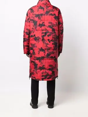 Michael Kors Camouflage-print Reversible Coat
