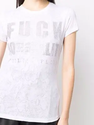 Philipp Plein Crystal-embellished T-shirt