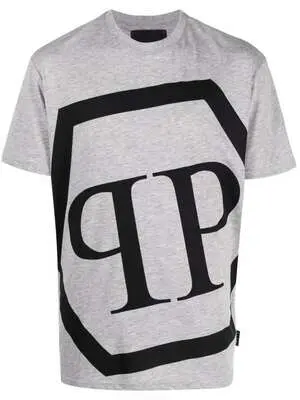 Men's Philipp Plein Grey T-shirts