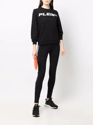 Philipp Plein Logo-print Jersey Leggings